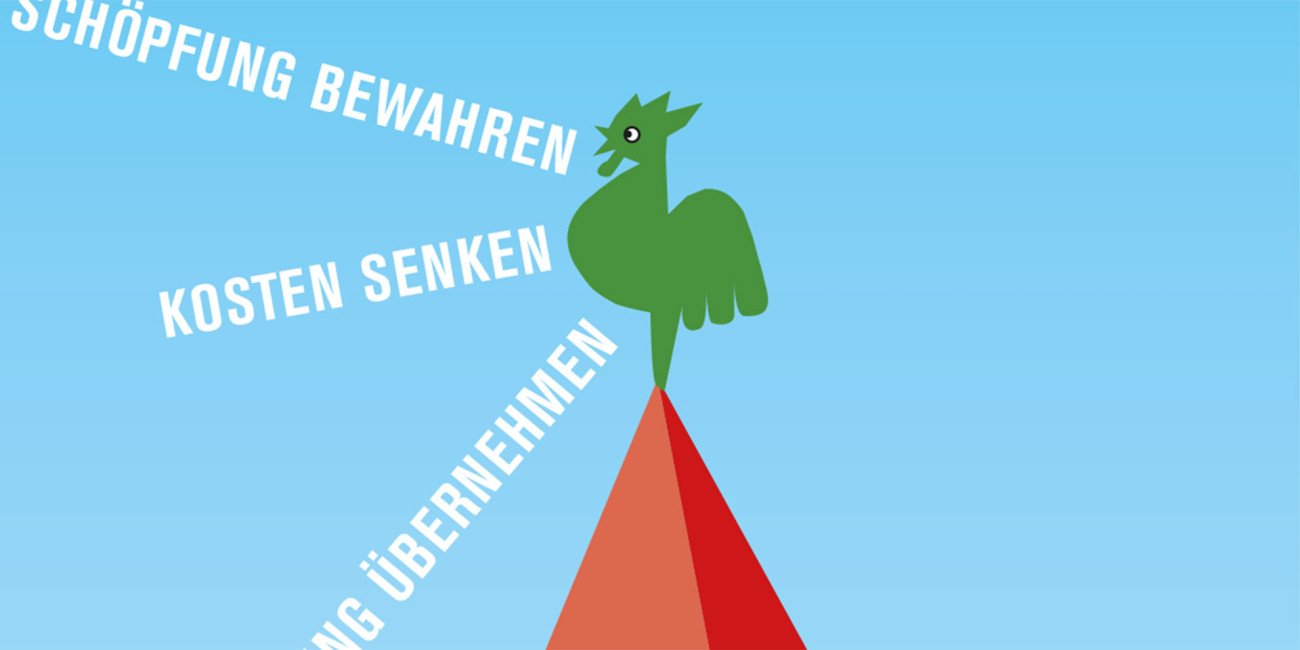 Grüner Gockel | Evang.-Luth. Kirchengemeinde Ismaning-Unterföhring